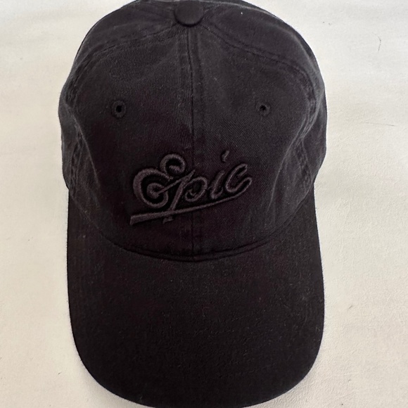 Epic | Accessories | Epic Logo Beepic Black Baseball Cap Hat | Poshmark